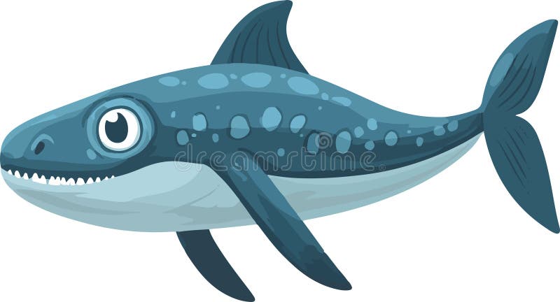 Simple Vector Ichthyosaurus Clipart Stock Vector - Illustration of ...