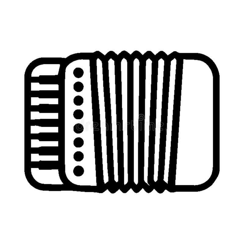 Simple Vector Icon Accordion Logo Design Illustration. Stock Vector ...