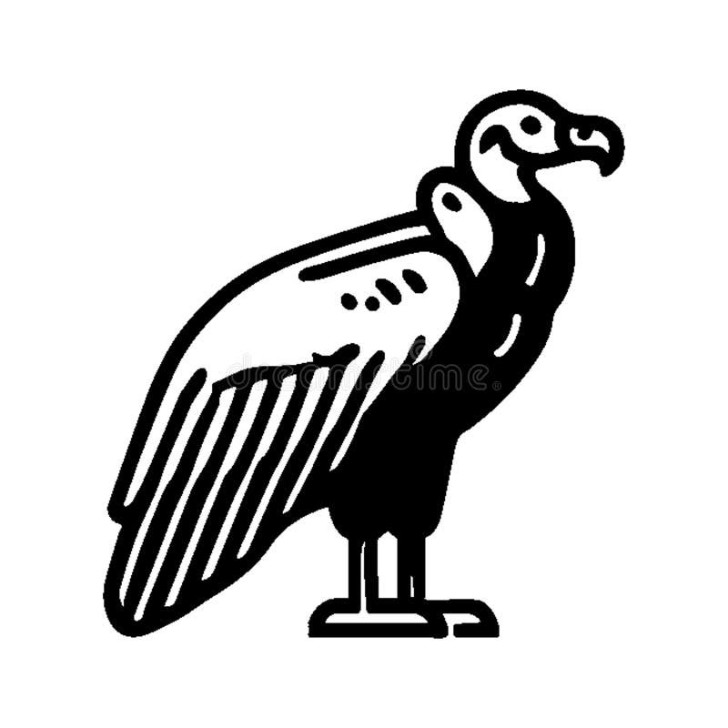 Andean Condor Logo Design Simple Vector Icon Illustration. Stock Vector ...