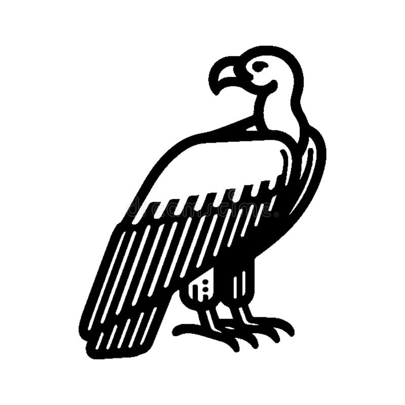 Andean Condor Simple Vector Icon Logo Design Illustration. Stock Vector ...