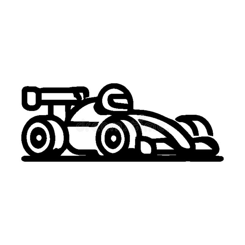 Simple Vector Icon of Auto Racing Logo Design Illustration. Stock ...