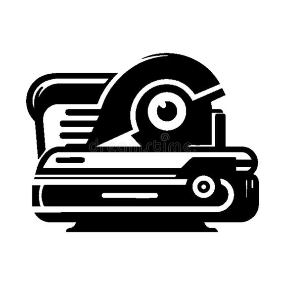 Simple Vector Icon Belt Sander Logo Design Illustration. Stock Vector ...