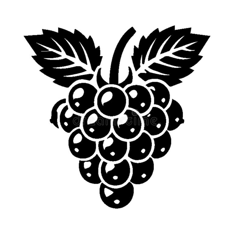 Simple Vector Icon of Berries Logo Design Illustration. Stock Vector ...