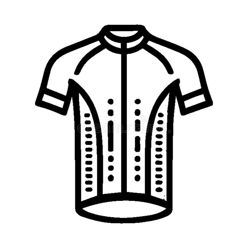 Bicycle Jersey Vector Icon Logo Design Illustration. Stock Vector ...