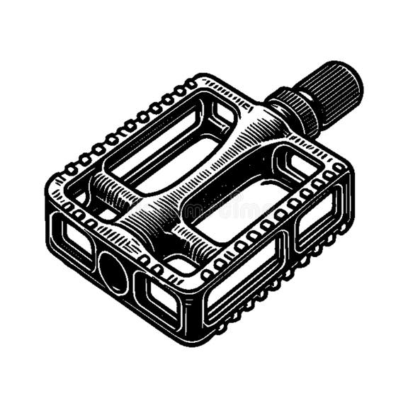 Bicycle Pedals Vector Icon Logo Design Illustration. Stock Vector ...