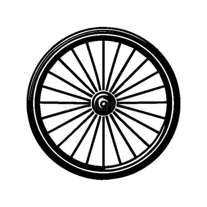 Bicycle Wheels Vector Icon Logo Illustration. Stock Vector ...