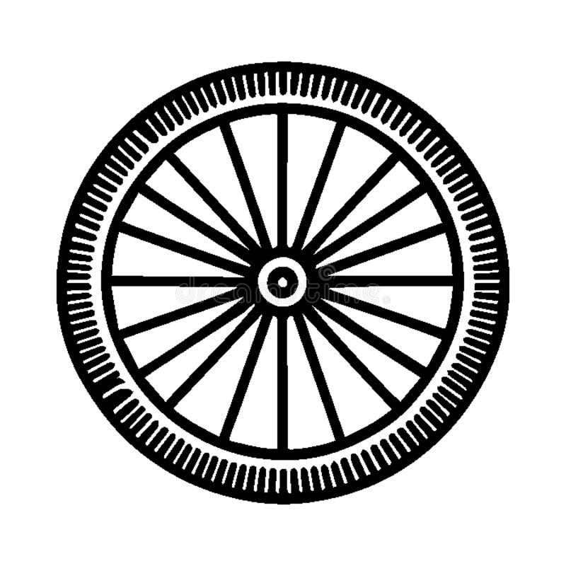 Bicycle Wheels Vector Icon for Logo Illustration. Stock Vector ...