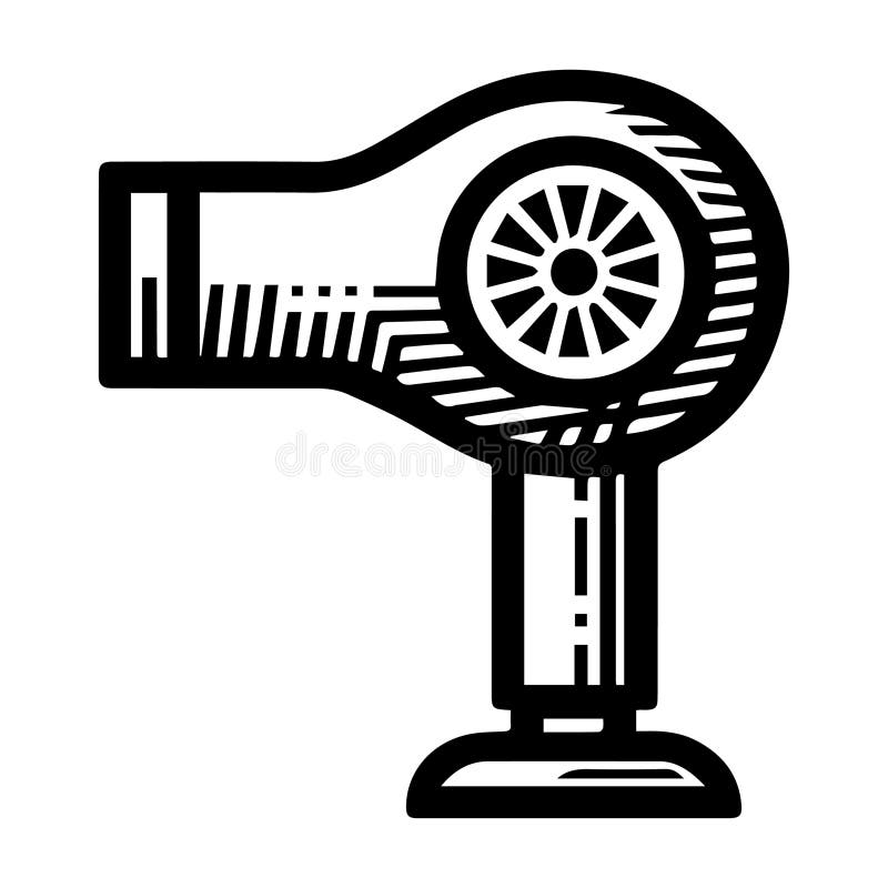 Simple Blower Vector Icon for Logo Design Illustration Purpose. Stock ...