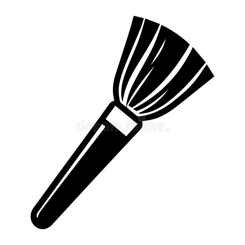 Simple Vector Icon of Brushes Logo Design. Stock Vector - Illustration ...