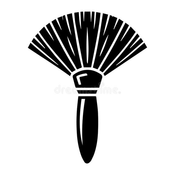Simple Vector Icon of Brushes Illustration. Stock Vector - Illustration ...