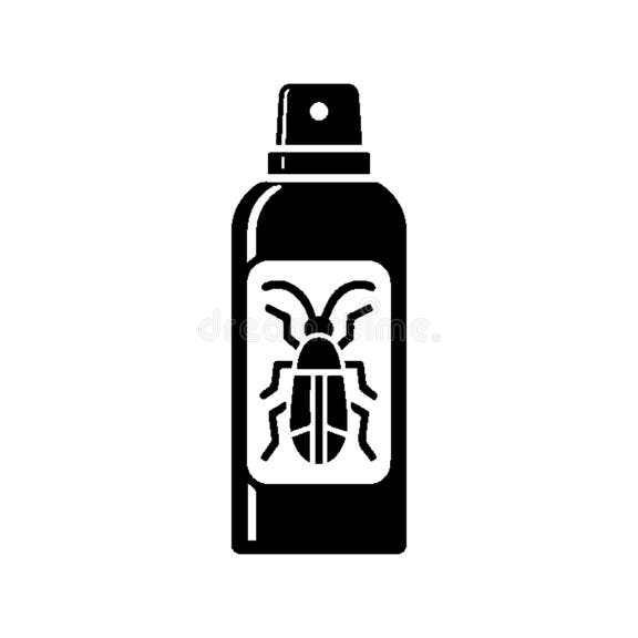 Bug Spray Vector Icon Logo Design Illustration. Stock Vector ...