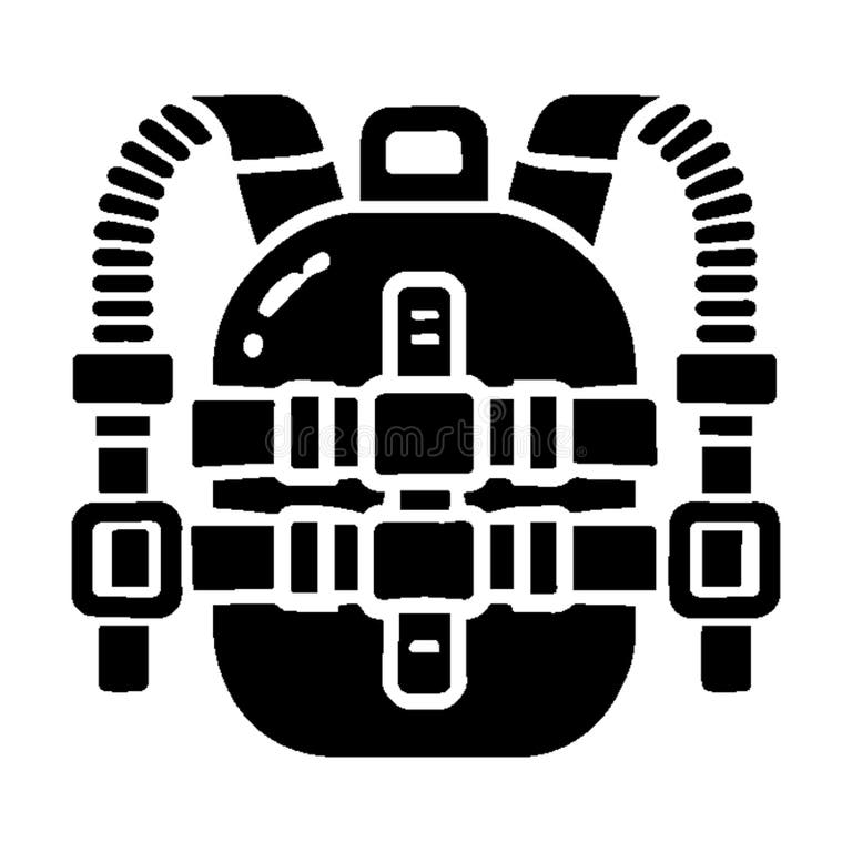 Simple Vector Icon of a Buoyancy Control Device â€ Logo Design ...