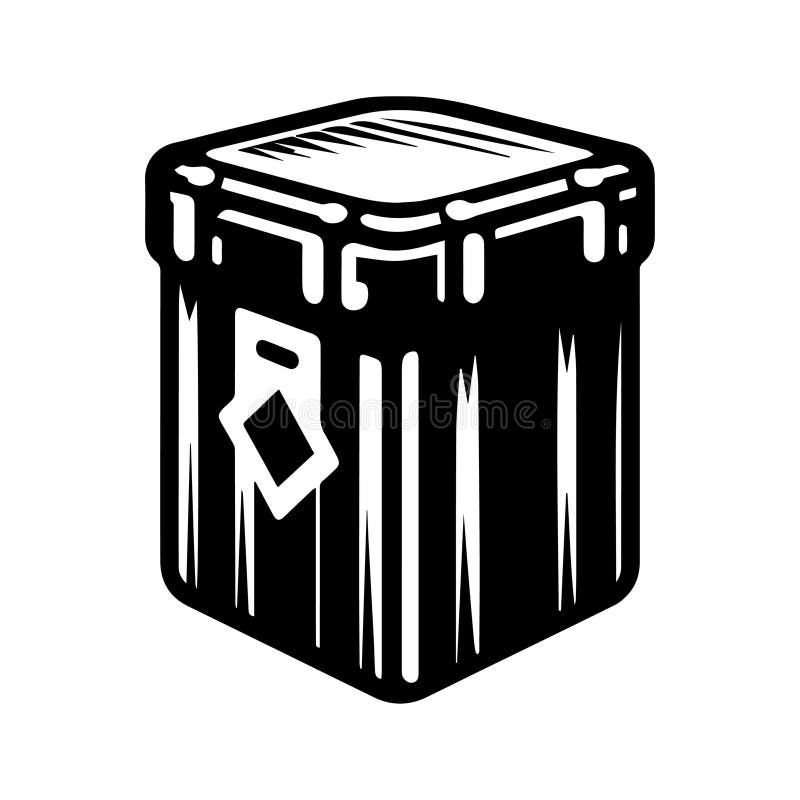 Cajon Simple Vector Icon for Logo Design Illustration. Stock Photo ...