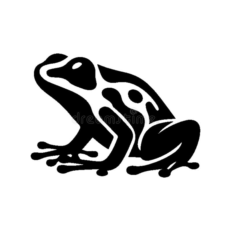 Cauca Poison Frog Simple Vector Icon Logo Illustration Design. Stock Vector - Illustration of ...