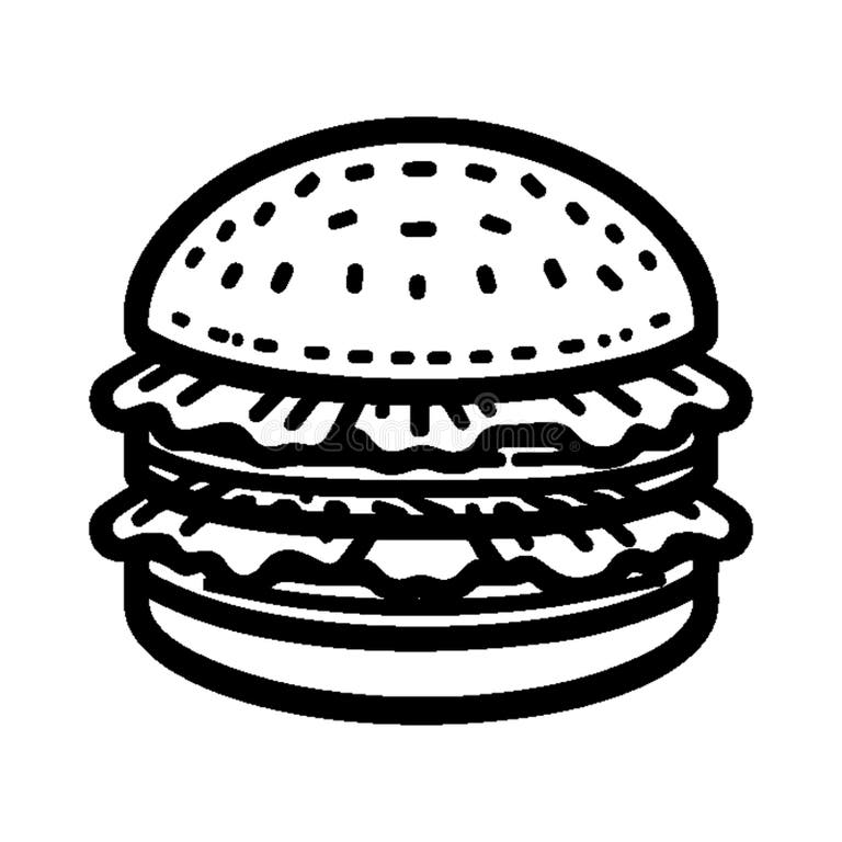 Simple Vector Icon Cemita Logo Illustration. Stock Vector ...