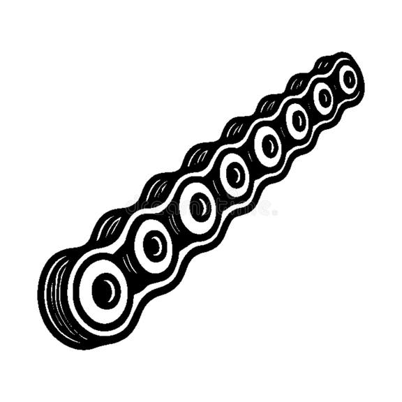 Simple Vector Chains Icon Logo Design Illustration. Stock Vector ...