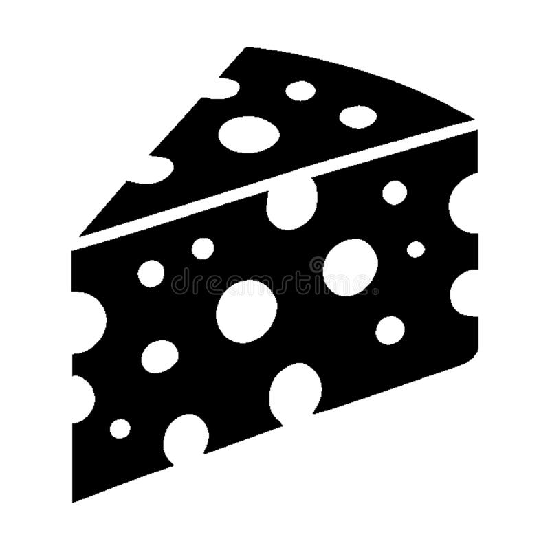 Cheese Icon Vector Logo Simple Design Illustration Style. Stock Vector ...