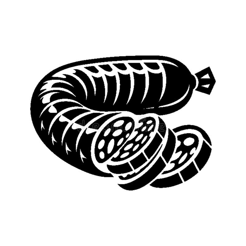 Simple Vector Chorizo Logo Design Illustration Icon. Stock Vector ...