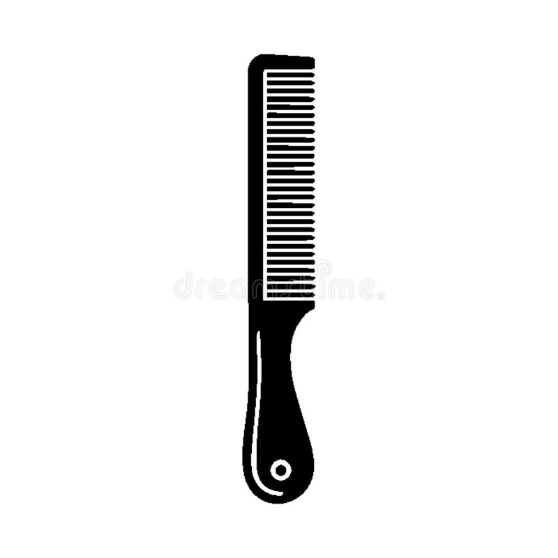 Simple Vector Icon of Comb Logo Design Illustration. Stock Vector ...