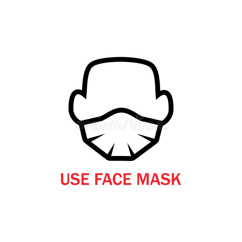 Simple Vector Icon of Coronavirus in Line Style. Bacterium COVID-19 ...