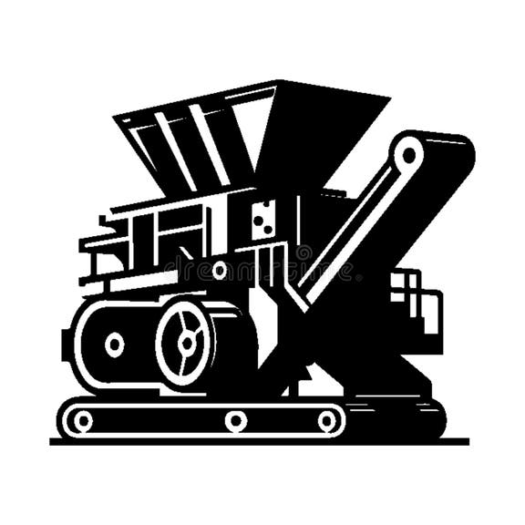 Simple Vector Icon Crushers Logo Design Illustration. Stock Vector ...