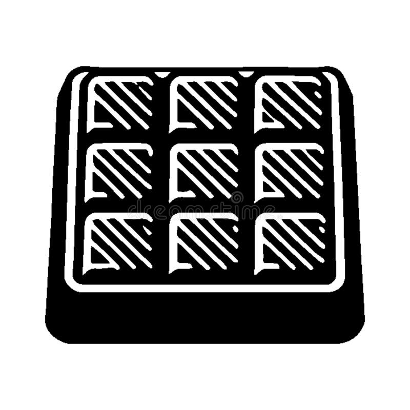 Danish Chocolate Vector Icon Logo Design Illustration. Stock Vector ...