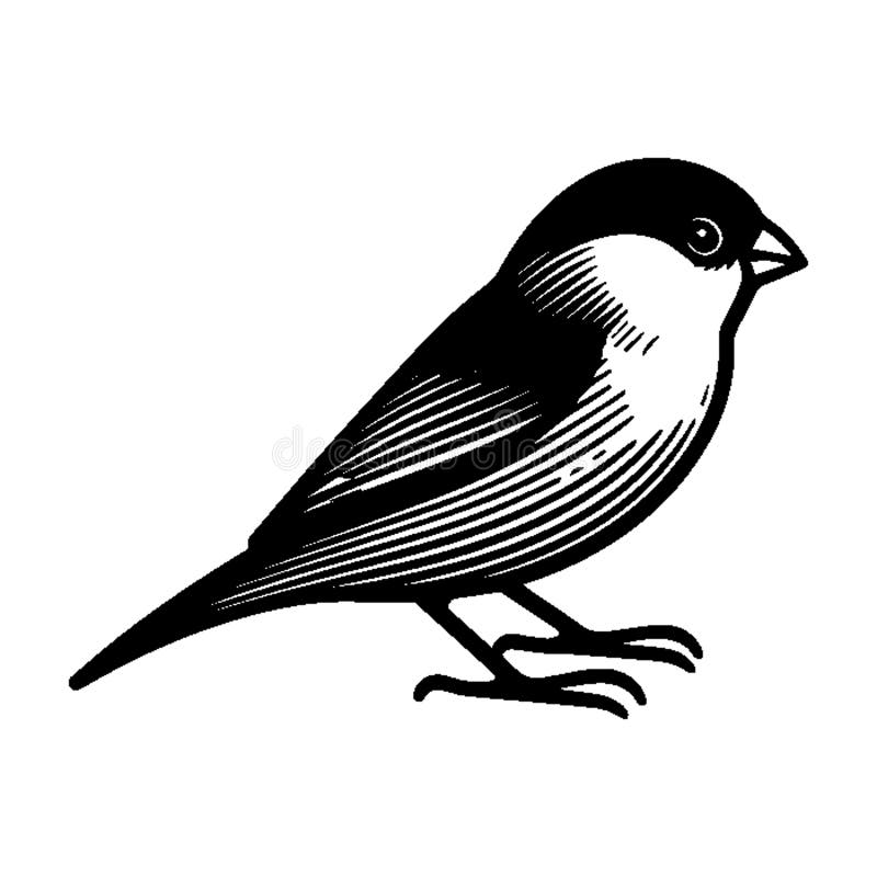 Simple Vector Icon Darwins Finches Logo Design Illustration. Stock ...