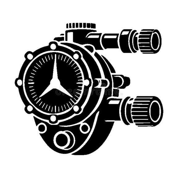 Simple Vector Icon of a Diving Regulator â€ Logo Design Illustration ...