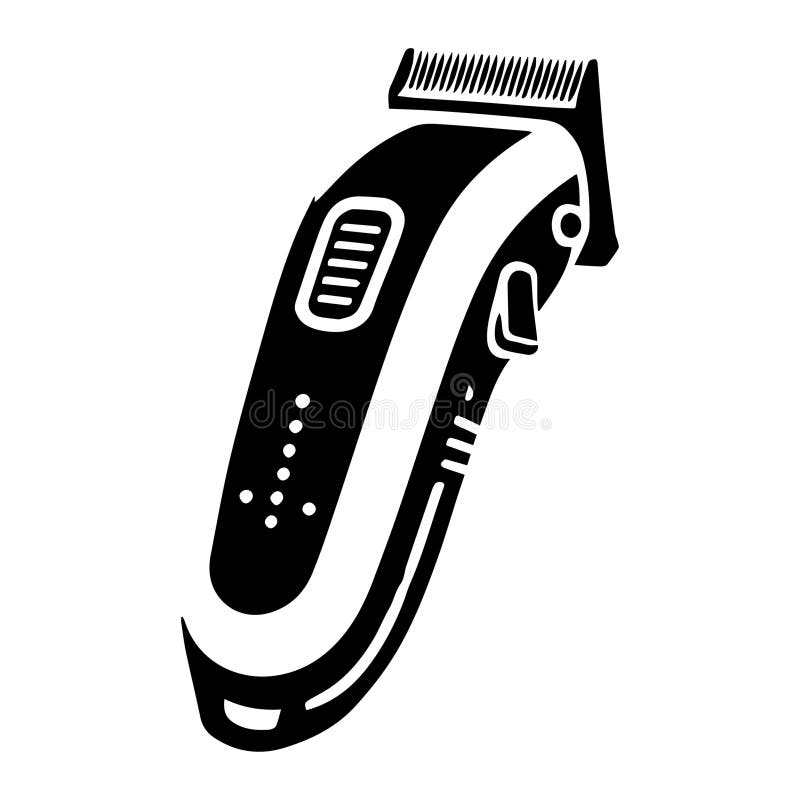 Electric Clippers Vector Icon Logo Design Simple Illustration. Stock ...