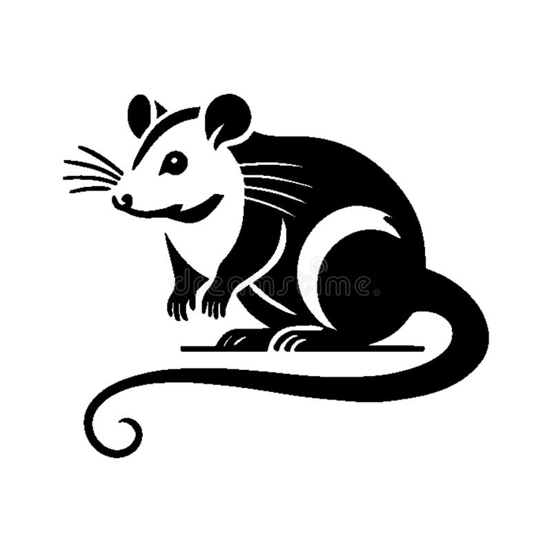 Vector Elegant Fat Tailed Mouse Stock Illustrations – 5 Vector Elegant ...