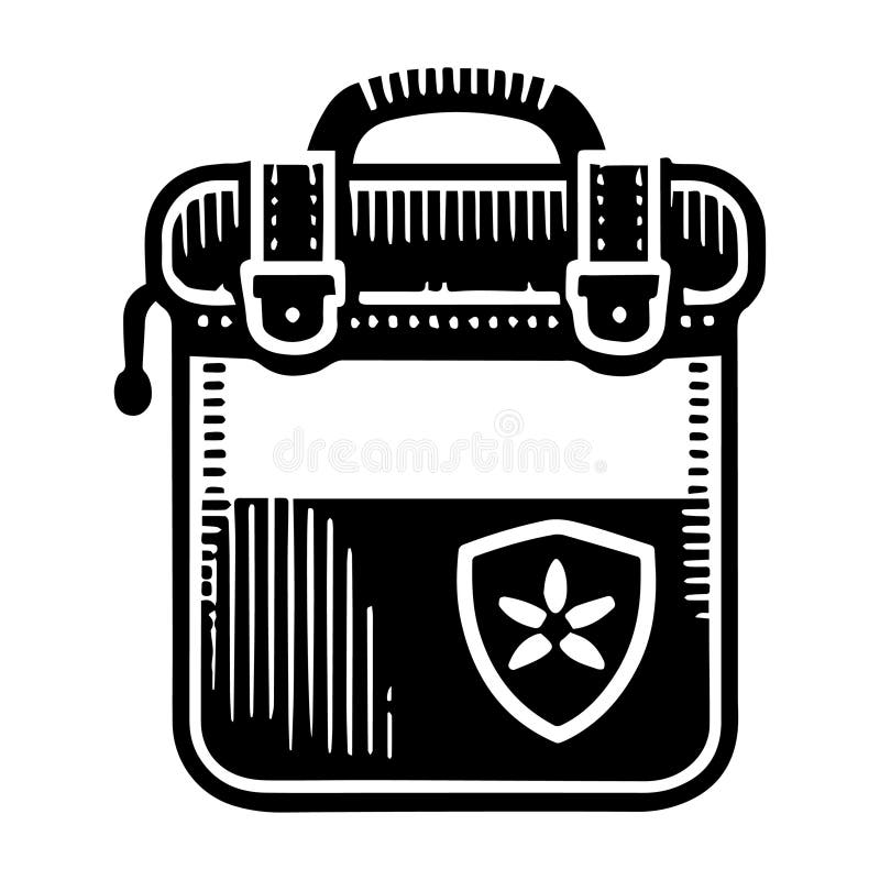 Simple Vector Evidence Bag Logo Design Illustration Icon. Stock Vector ...