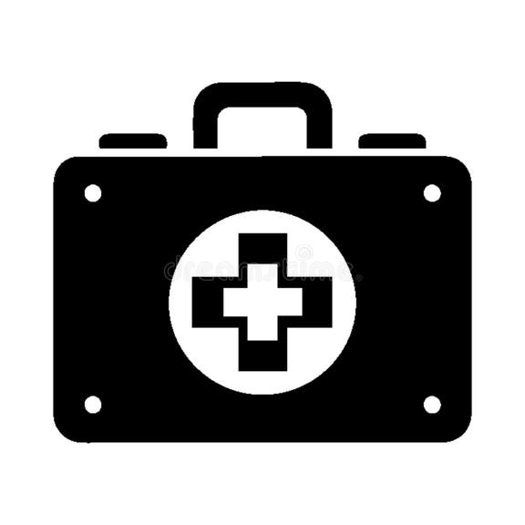 Simple Vector Icon of a First Aid Kit â€ Logo Design Illustration ...