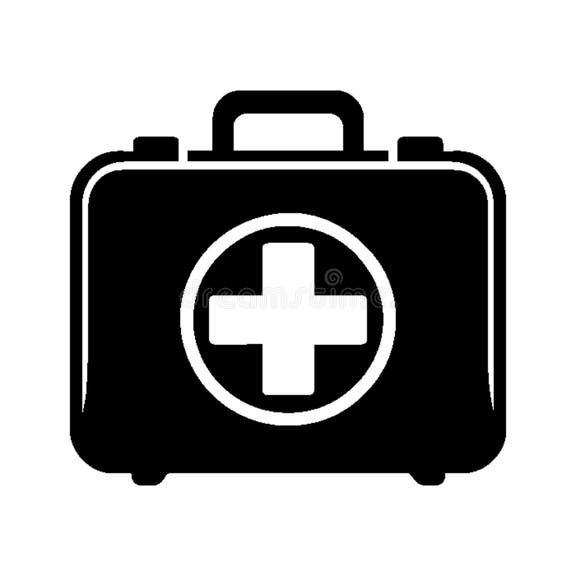 Simple Vector Icon of a First Aid Kit â€ Logo Design Illustration ...