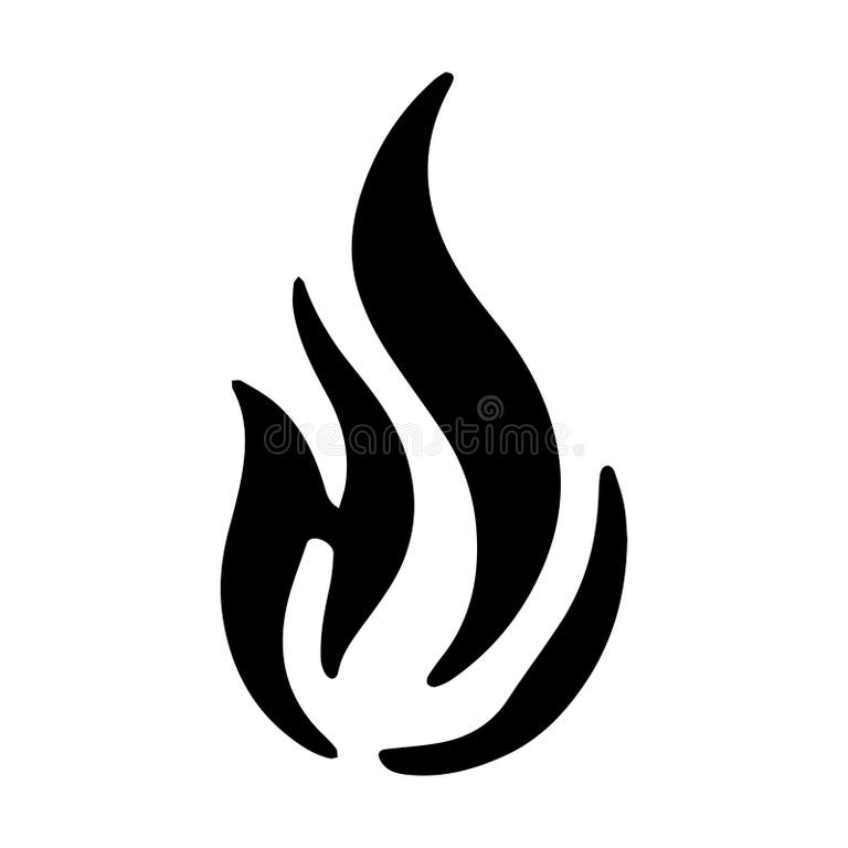 Simple Flame Sparks Icon with Logo and Illustration Design. Stock ...