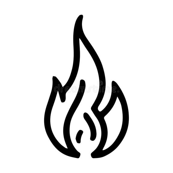 Simple Flame Sparks Icon with Logo and Illustration Design. Stock ...