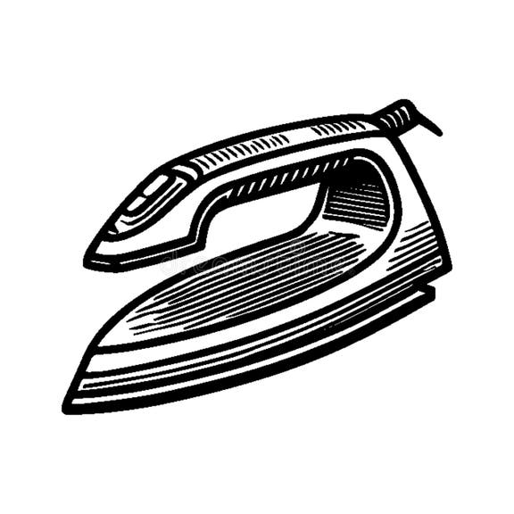 Simple Vector Icon of Flat Irons Logo Design Illustration. Stock Vector ...