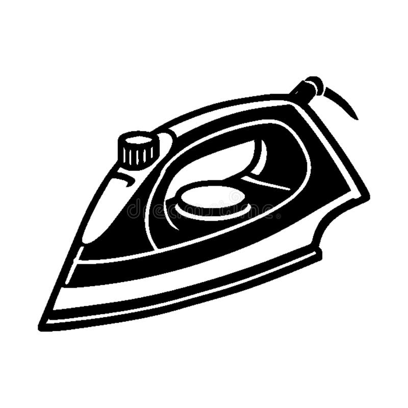 Simple Vector Icon of Flat Irons Logo Design Illustration. Stock Vector ...