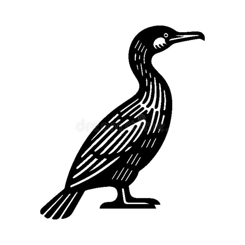 Simple Vector Icon Flightless Cormorant Stock Illustrations – 2 Simple ...