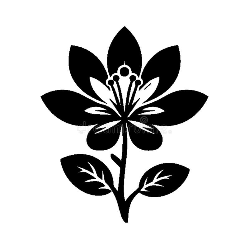 Simple Vector Flor De Ceibo Icon Logo Design Illustration. Stock Vector ...