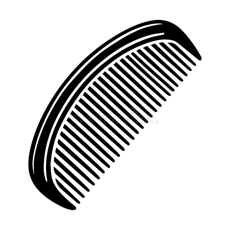 Hair Combs Simple Vector Icon Logo Design Illustration. Stock Vector - Illustration of durable ...