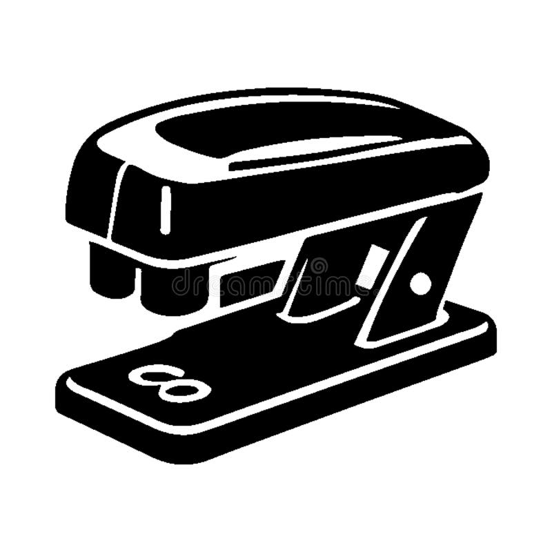 Simple Hole Punch Vector Icon Logo Illustration. Stock Vector - Illustration of round, crafting ...