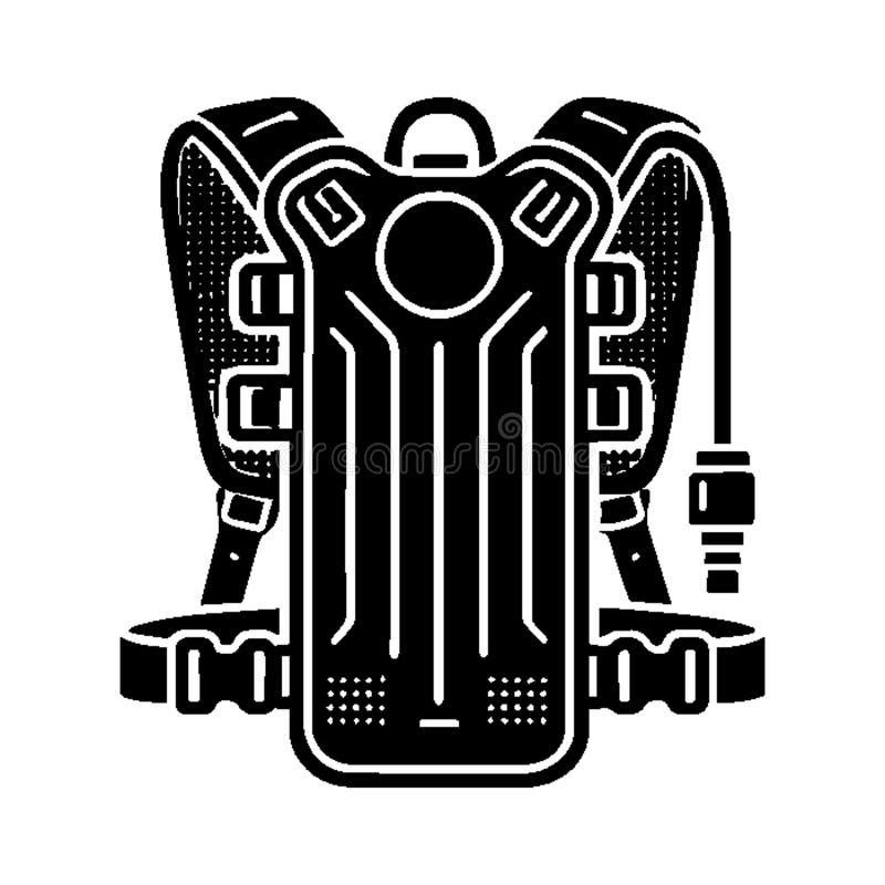 Simple Vector Icon of Hydration Packs Logo Illustration Design. Stock ...