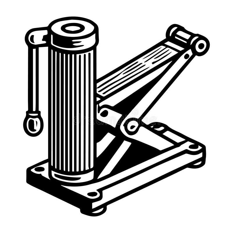 Hydraulic Jack Logo Design Illustration Stock Illustrations – 297 ...