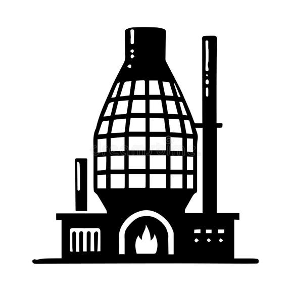 Simple Vector Icon of Kiln Logo Design Illustration. Stock Vector ...