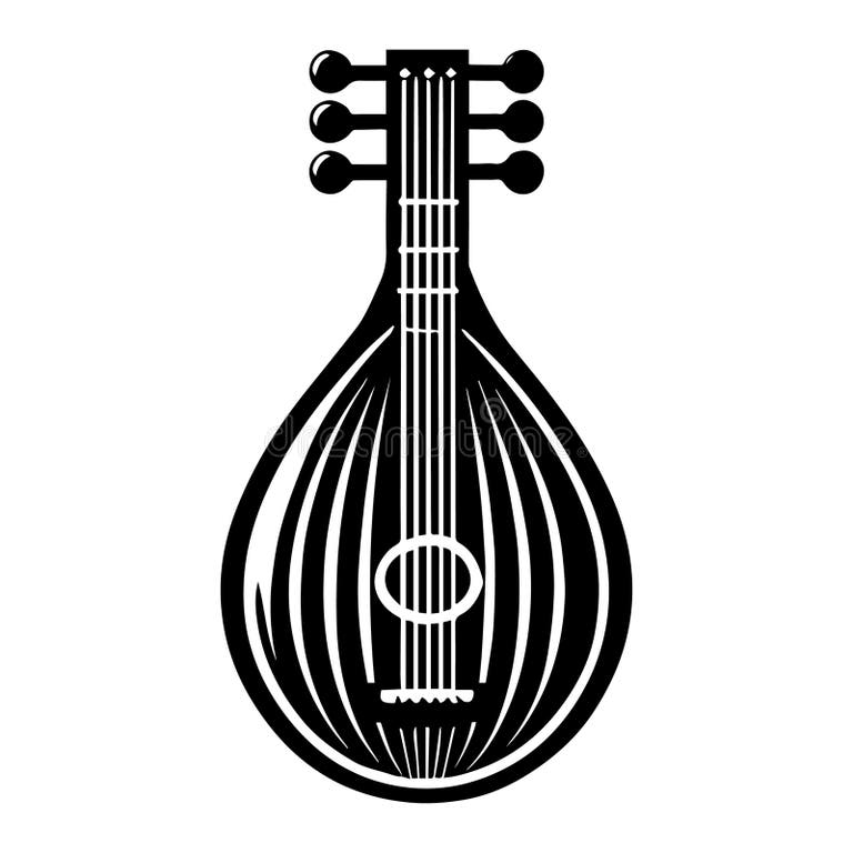 Simple Vector Icon of Kora Illustration. Stock Vector - Illustration of ...