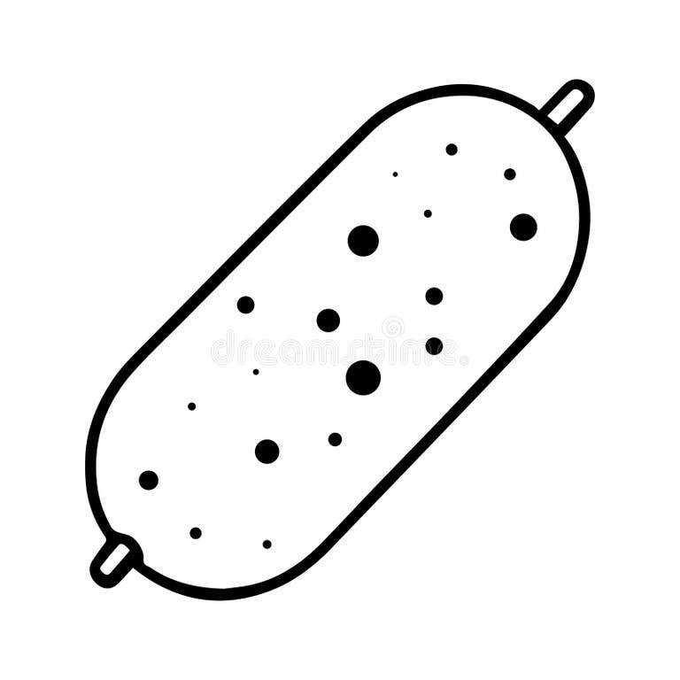 Simple Vector Icon Kroket Logo Design Illustration Artwork. Stock ...