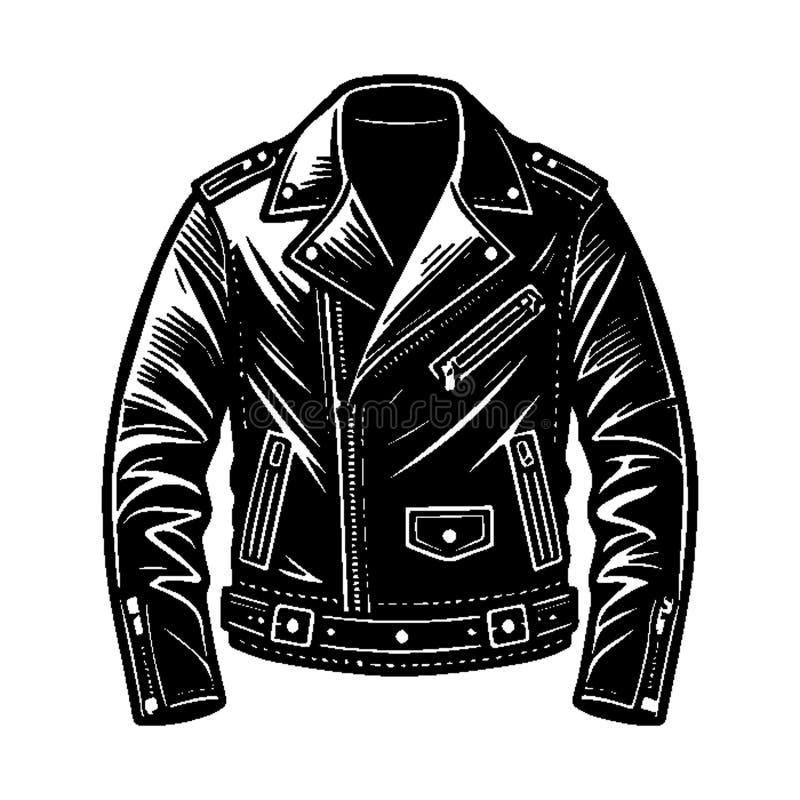 Vector Jackets with Hood Pattern. Fashion Design Stock Vector ...