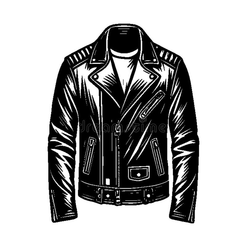 Vector Jackets with Hood Pattern. Fashion Design Stock Vector ...