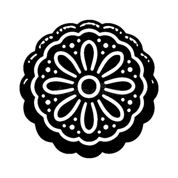 Simple Vector Icon Lebkuchen Logo Design Illustration. Stock Vector - Illustration of christmas ...