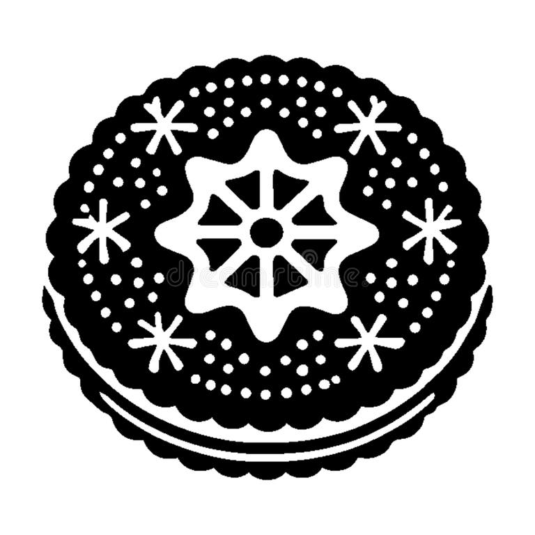 Simple Vector Icon of Lebkuchen Logo Design Illustration. Stock Vector - Illustration of ...